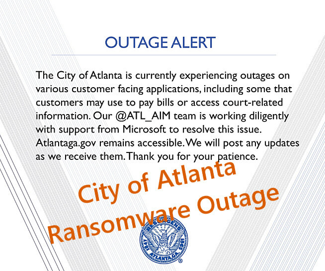 City of Atlanta Hit by SamSam Ransomware - Datarecovery.com